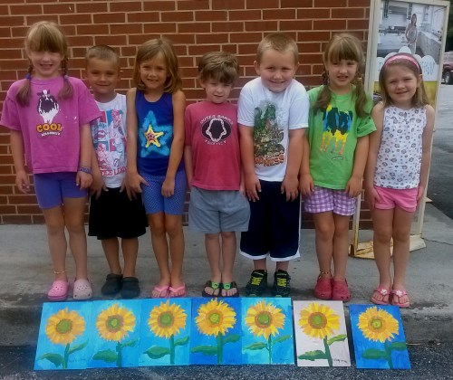 Art Campers Paint O’Keeffe | The Studio